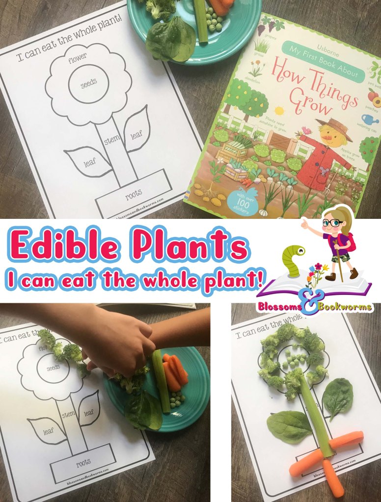 I can eat the whole plant! – Blossoms and Bookworms