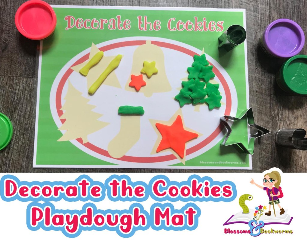 Decorate the Cookies Playdough Mat – Blossoms and Bookworms
